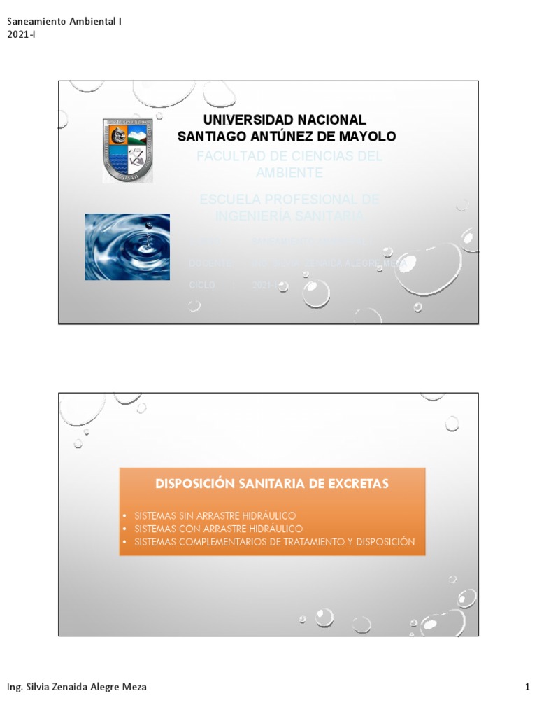 Clase - UD3 - Resumen | PDF | Tanque séptico | Saneamiento