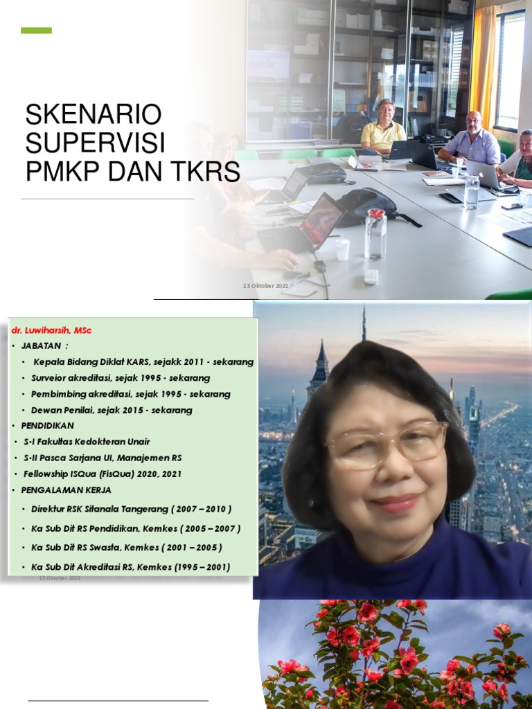 DR Luwiharsih MSC - Materi FINAL - 1.skenario PMKP Dan TKRS - Asesor Internal ARSAMA - 131021 | PDF