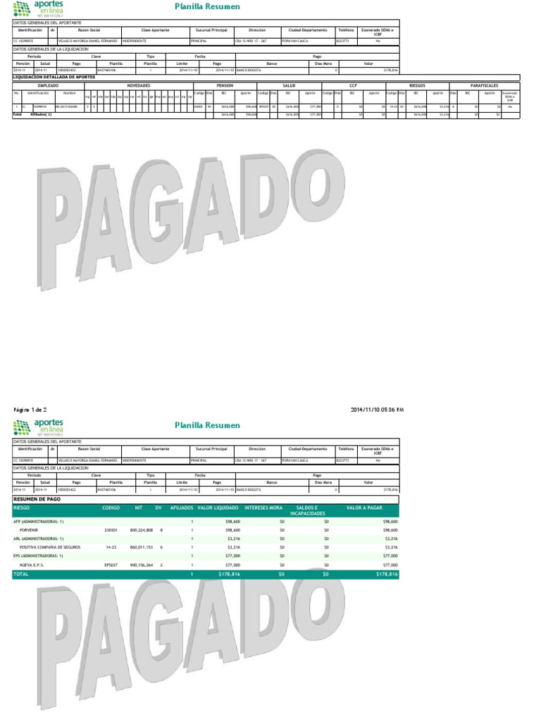 Mafars 192 | PDF | Ingresos | Relaciones laborales