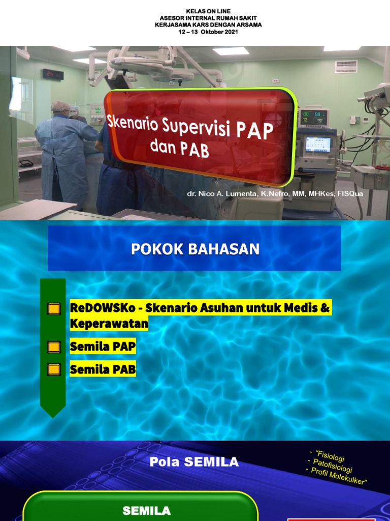 DR Nico AL - Materi PAB PAP - KOL Asesor Internal ARSAMA - 131021-1 | PDF