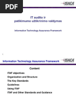Information Technology Assurance Framework of ITAF | PDF | Audit ...