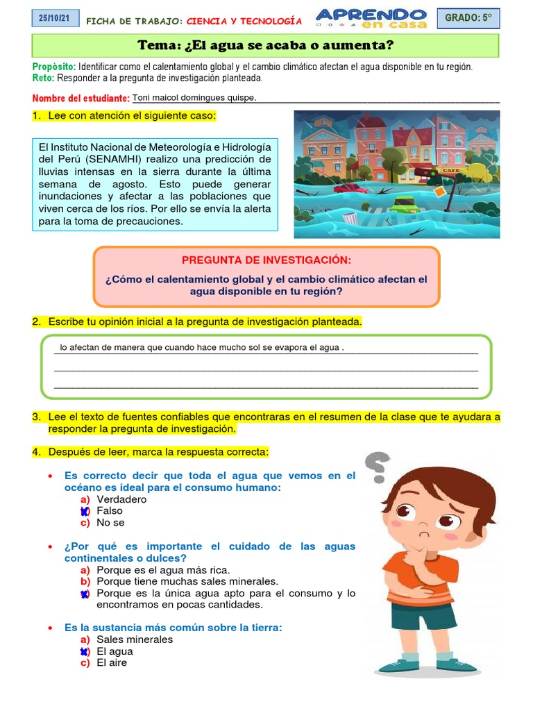Efectos del Cambio Climático en el Agua | PDF | Agua | Cambio climático
