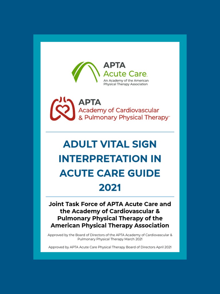 Adult Vital Sign Interpretation Guide | PDF | Blood Pressure | Hypertension