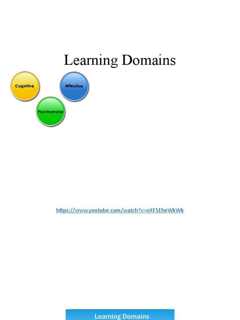 4 Learning Domains Revised 3 | PDF | Classroom Management | Teachers