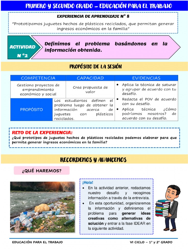 Viii Experiencia De Aprendizaje Act 2 1 Y 2 Grado Ept Pdf