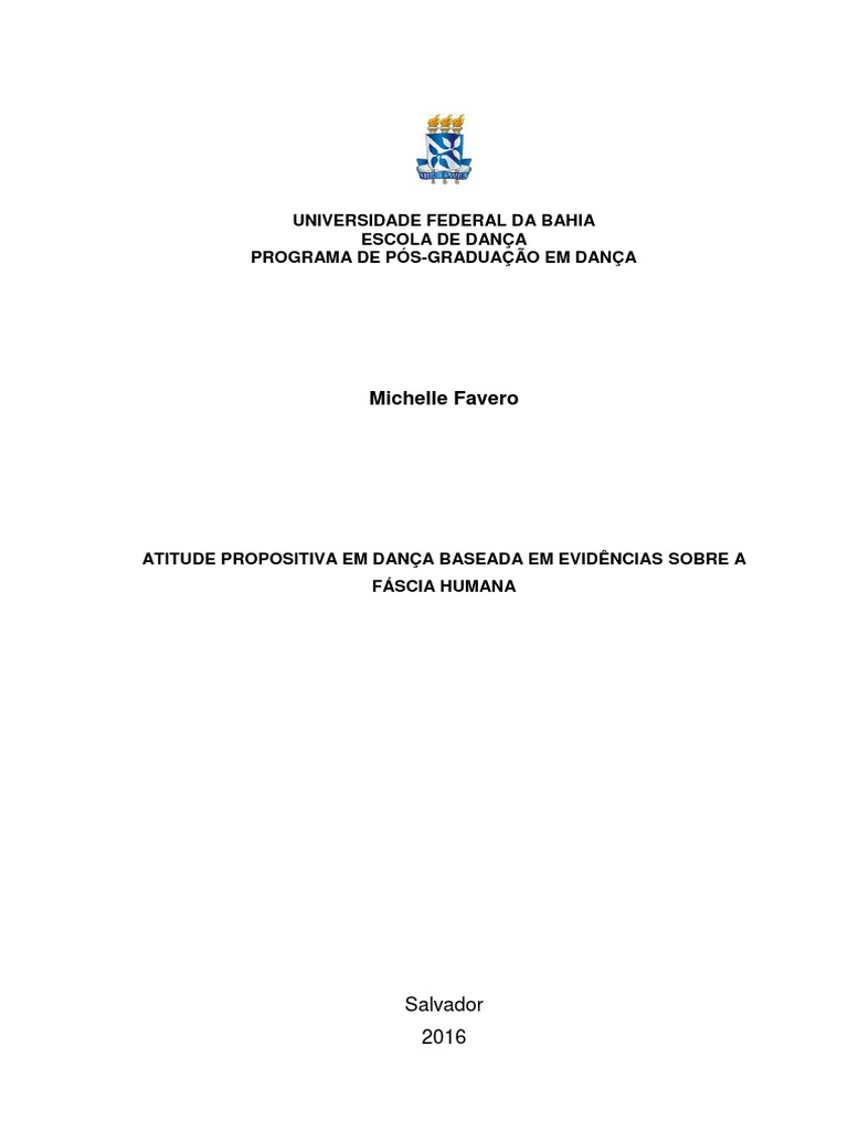 Dissertação Michele Favero | PDF | Interdisciplinaridade | Science
