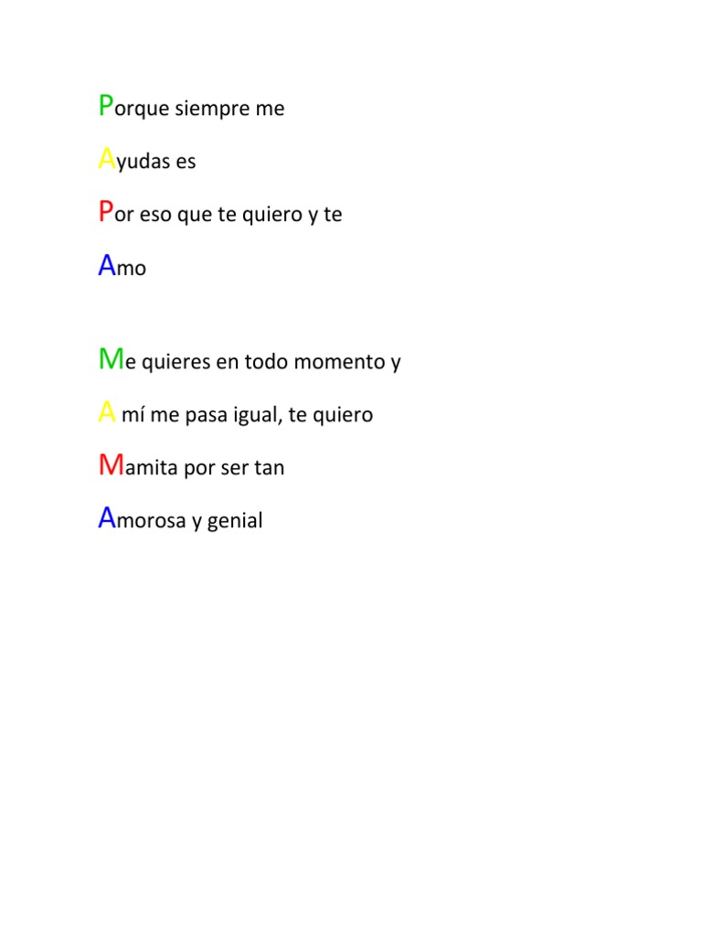 Acrostico Ian Matias | PDF