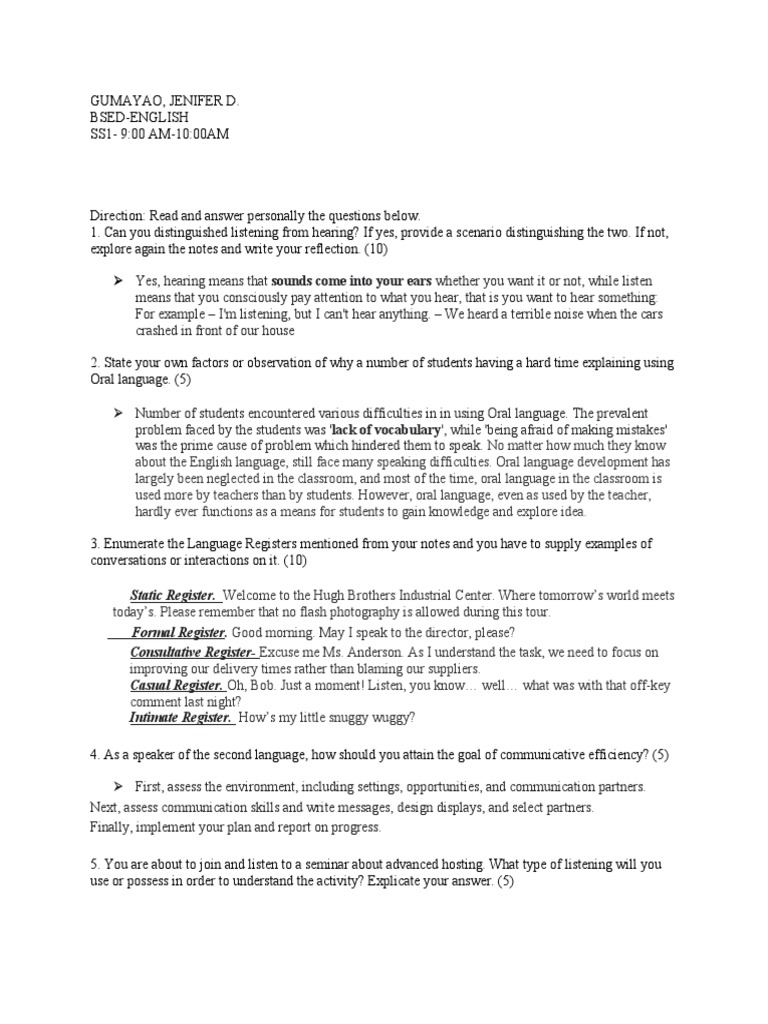 Formal Register. Consultative Register-Casual Register. Intimate ...