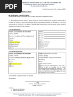 Carta de Solicitud de Reintegro | PDF | Finanzas y dinero