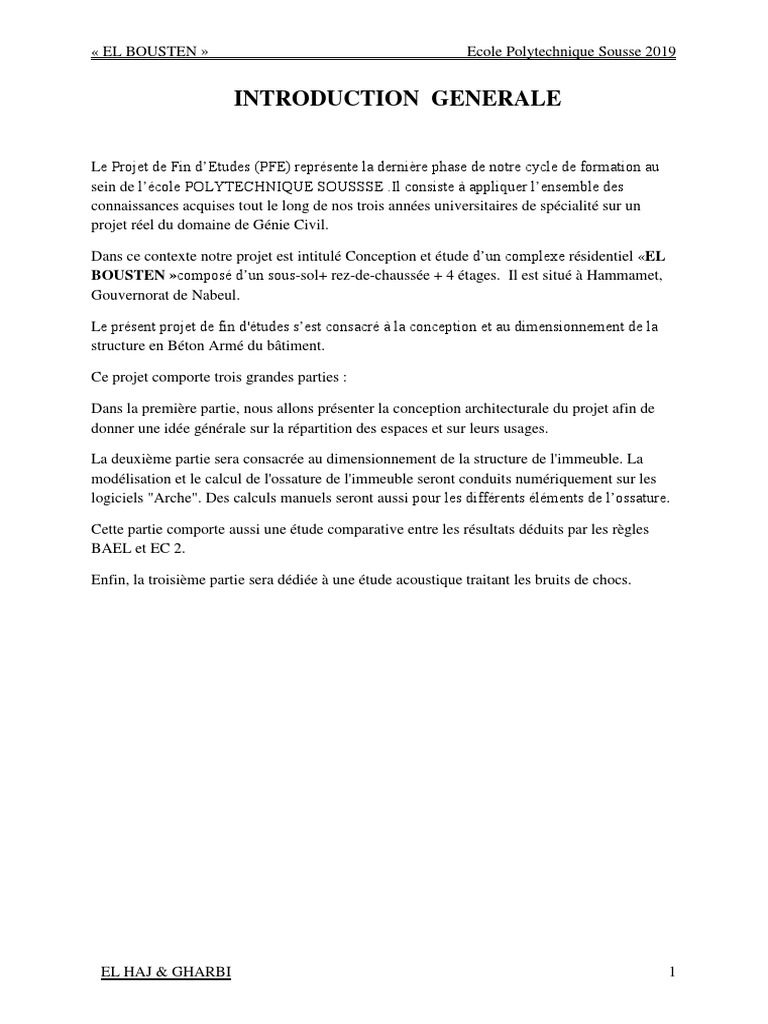 Rapport-Final HMDH | PDF | Fondation profonde | Béton armé