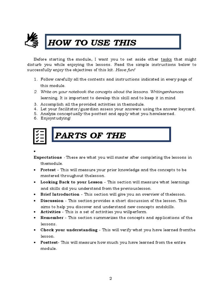 How To Use This: 2. Write On Your Notebook The Concepts About The ...