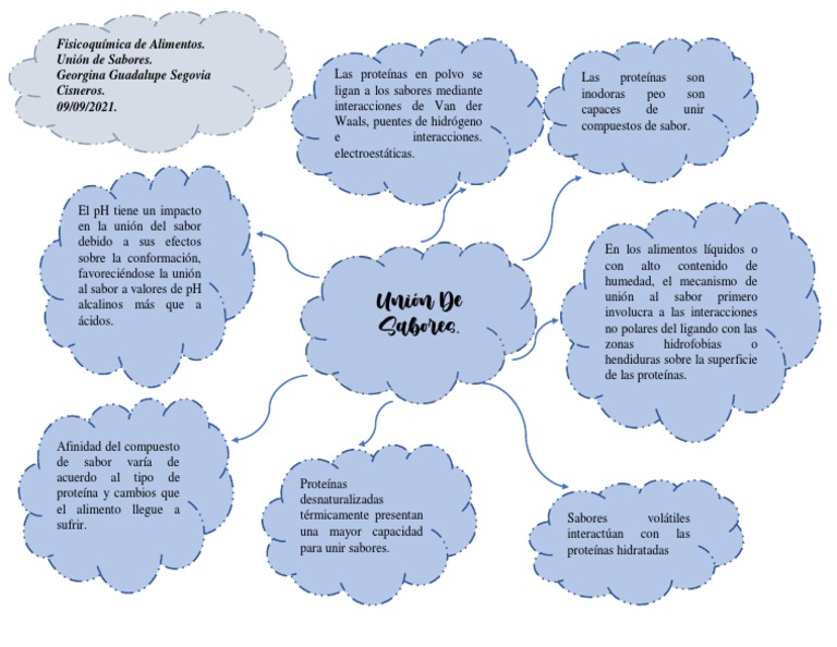 Mapa Mental Unión de Sabores. | PDF