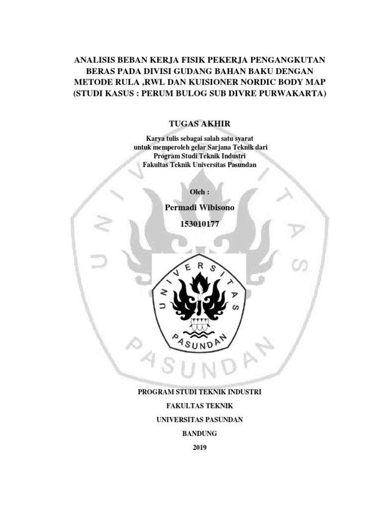 Permadi Wibisono - 153010177 - Teknik Industri | PDF