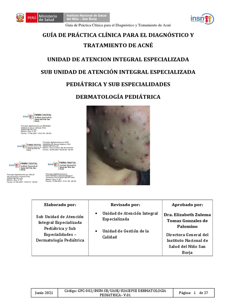 RD #000143-2021-Dg-Insnsb Guia de Practica Clinica | PDF | Especialidades Medicas | Medicina CLINICA