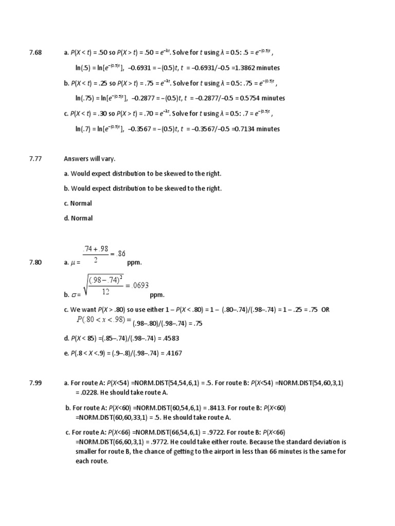 Homework Solutions | PDF | Statistical Theory | Statistics
