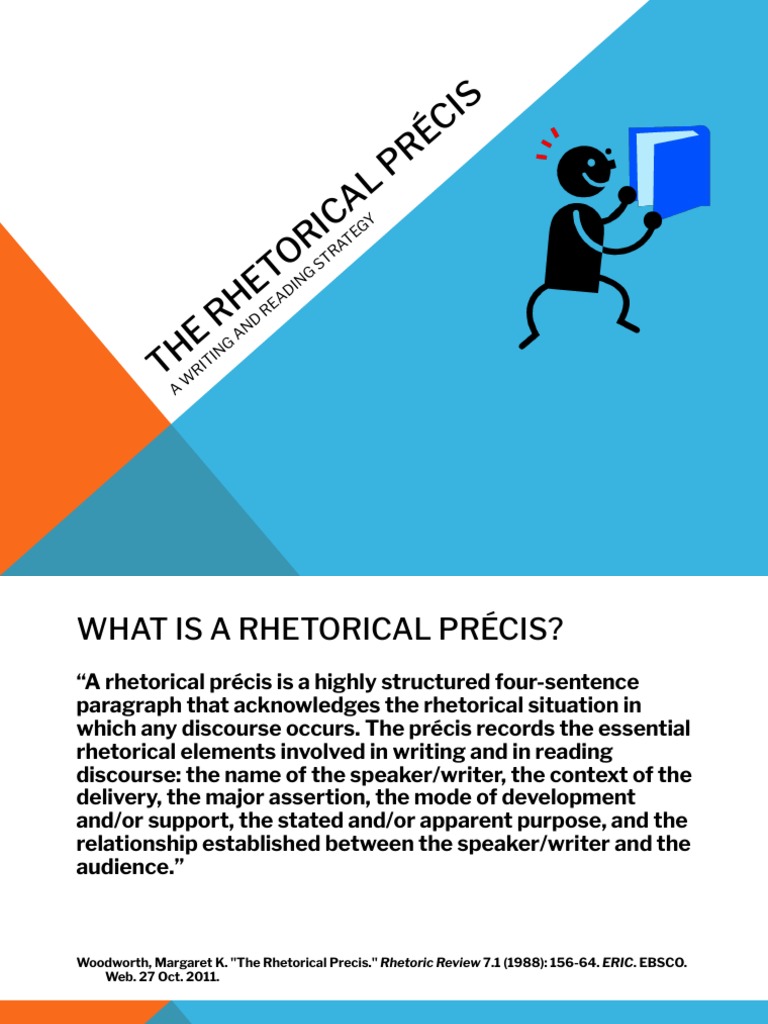 Precis PowerPoint | PDF | Rhetoric | Communication