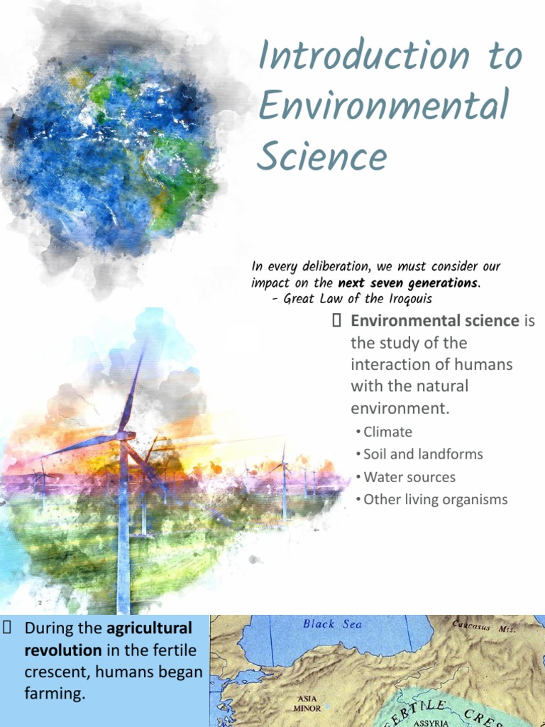 Overview of Environmental Science Concepts | PDF | Pollution ...