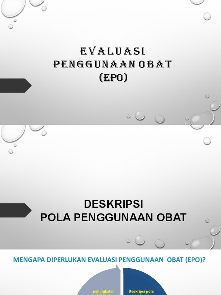 Evaluasi Penggunaan O B A T (EPO) | PDF