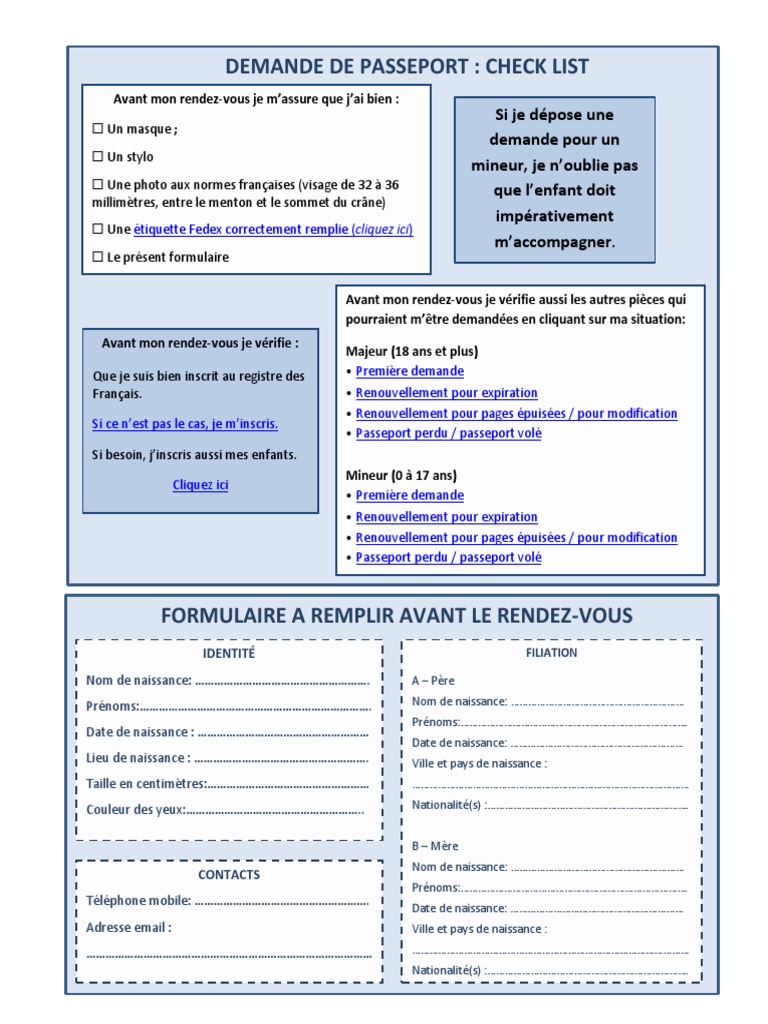 Check List-2 | PDF | Passeport | Gouvernement et identité