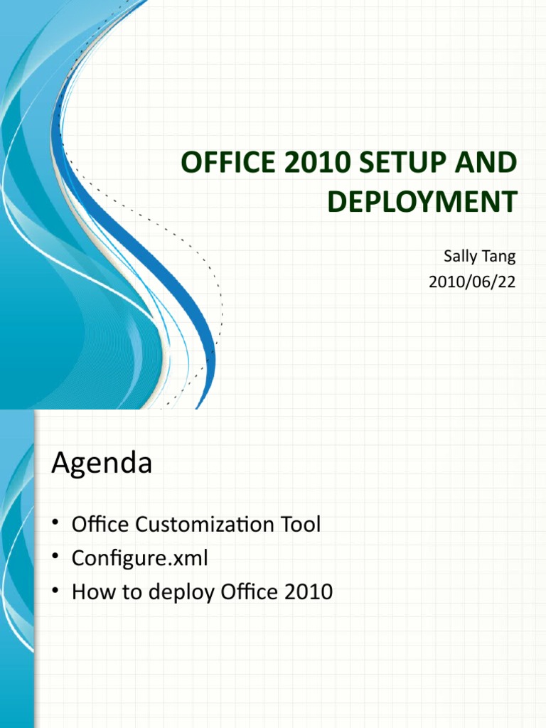 Office 2010 Setup and Deployment | PDF | Microsoft Office 2010 | Group ...