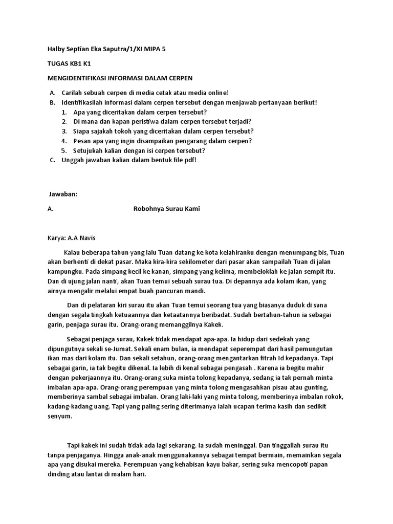 CERPEN | PDF | Puisi