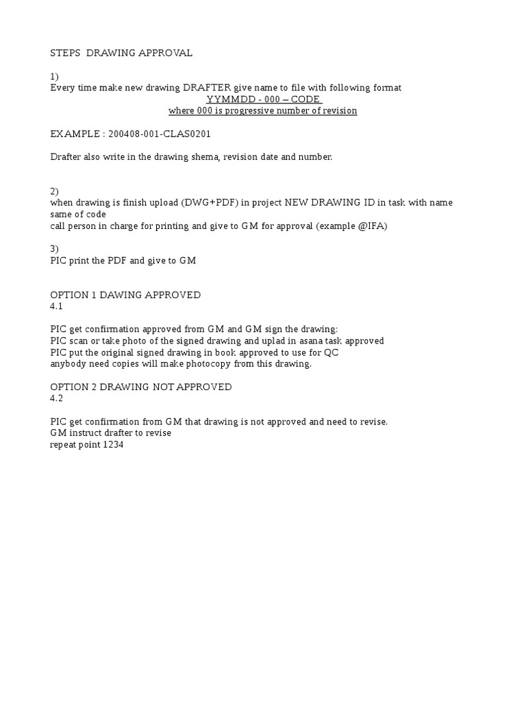 Step Drawing Approval | PDF