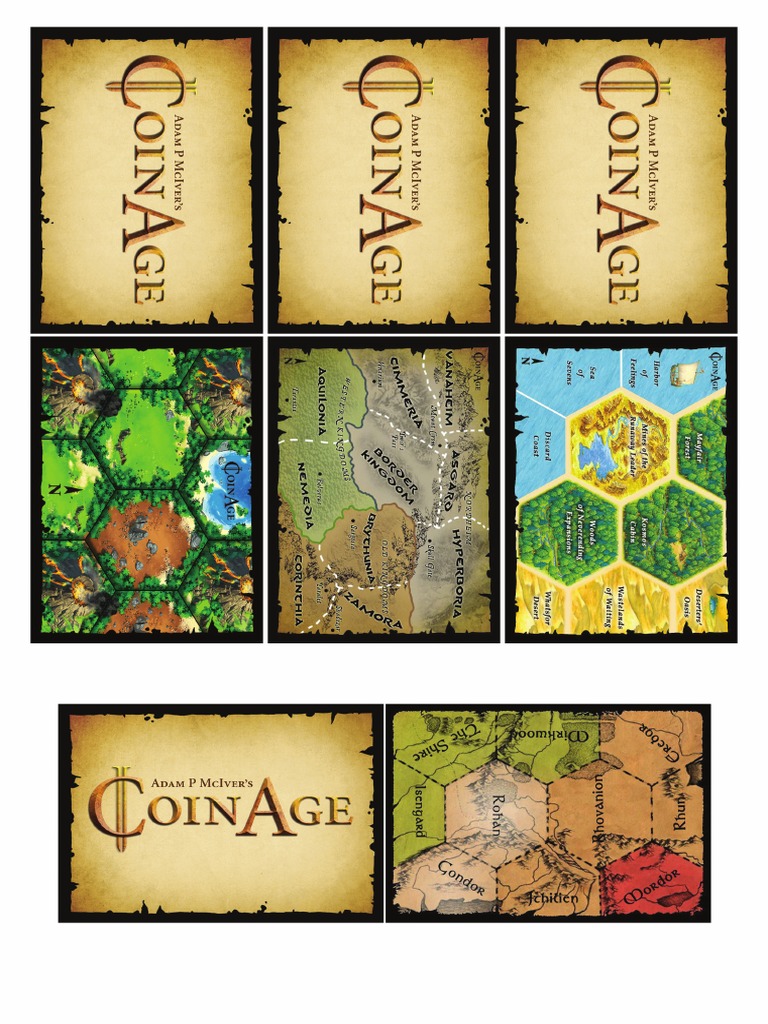 Coin Age Mapas para Imprimir 140810 | PDF