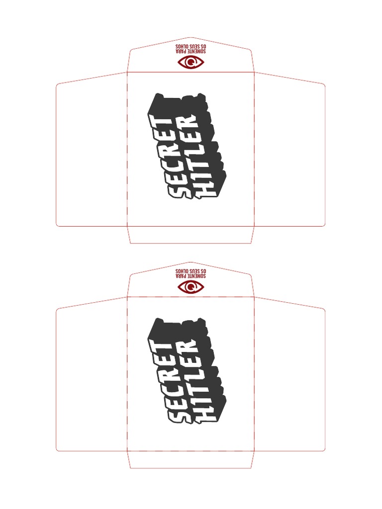 Secret Hitler Envelope para As Cartas 176173 | PDF
