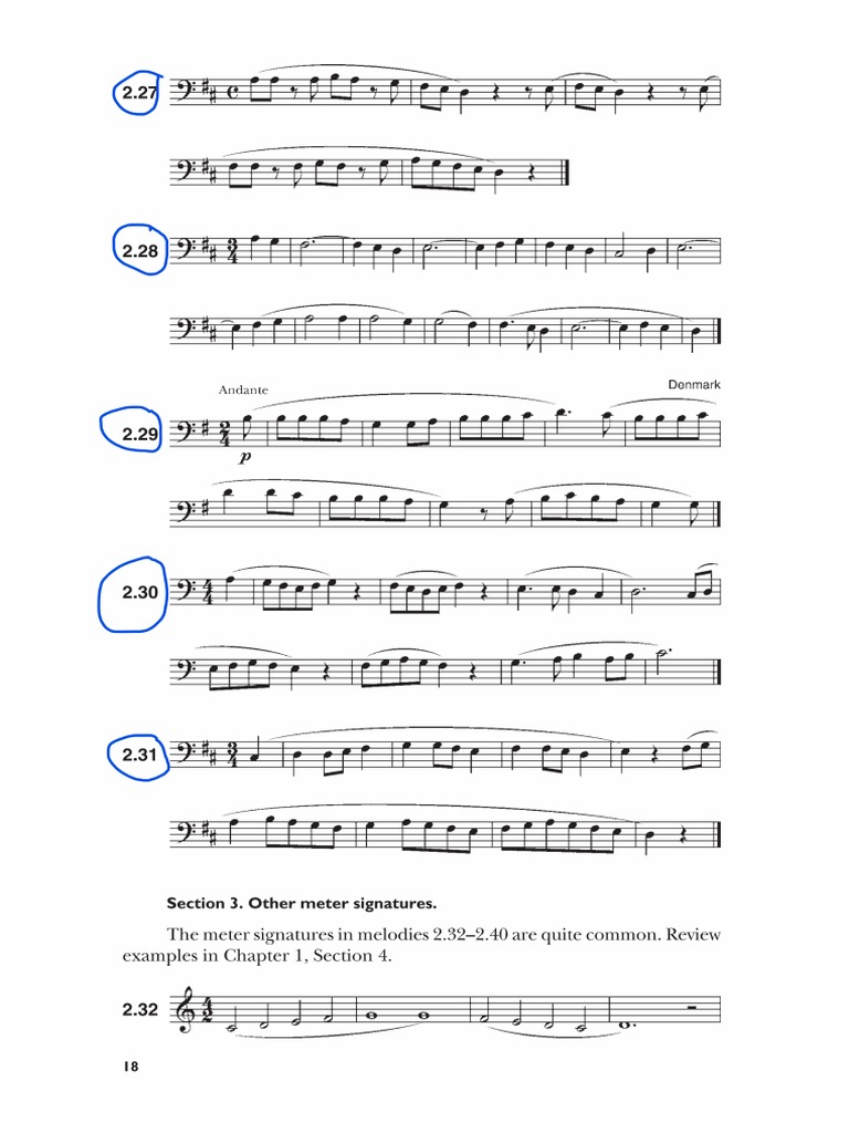 Ejercicios Seleccionados Del Método Ottman | PDF