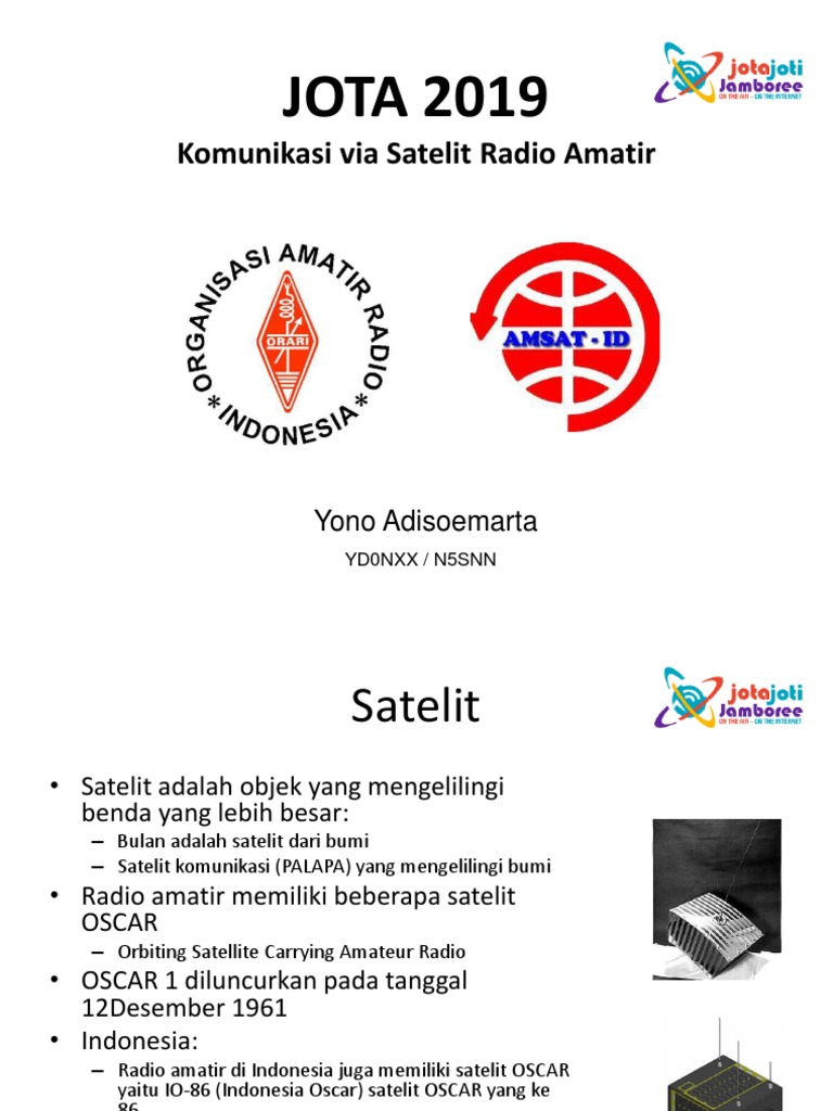SAT103 JOTA Satelit Amatir Radio SSTV | PDF