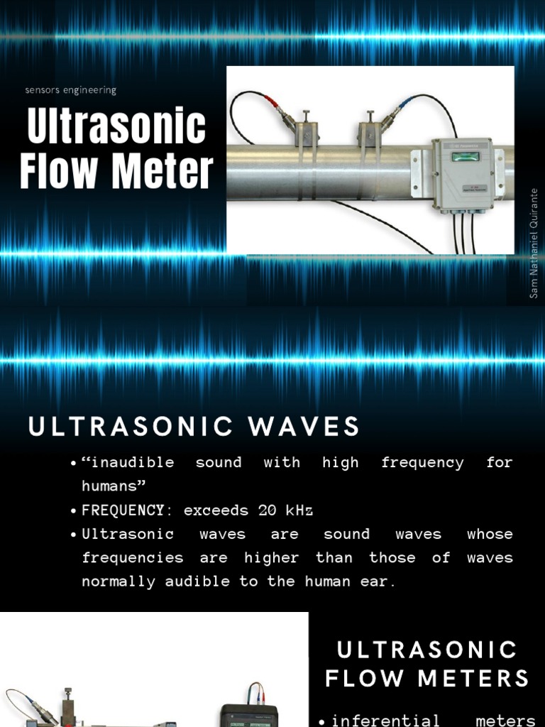 Ultrasonic Flow Meter | PDF | Flow Measurement | Ultrasound