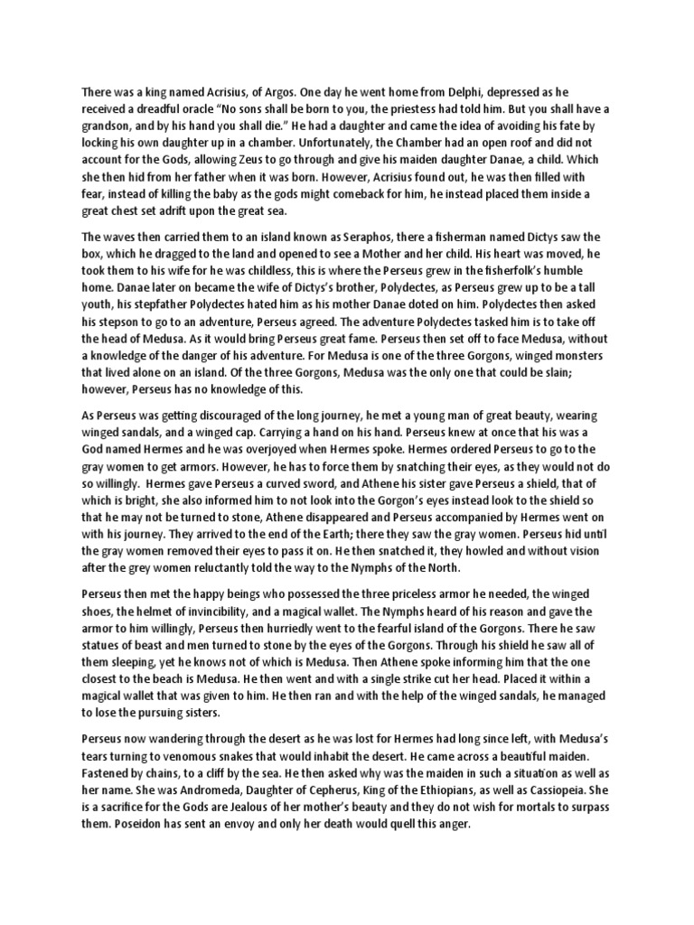 The Gorgons Head | PDF | Medusa | Mythology