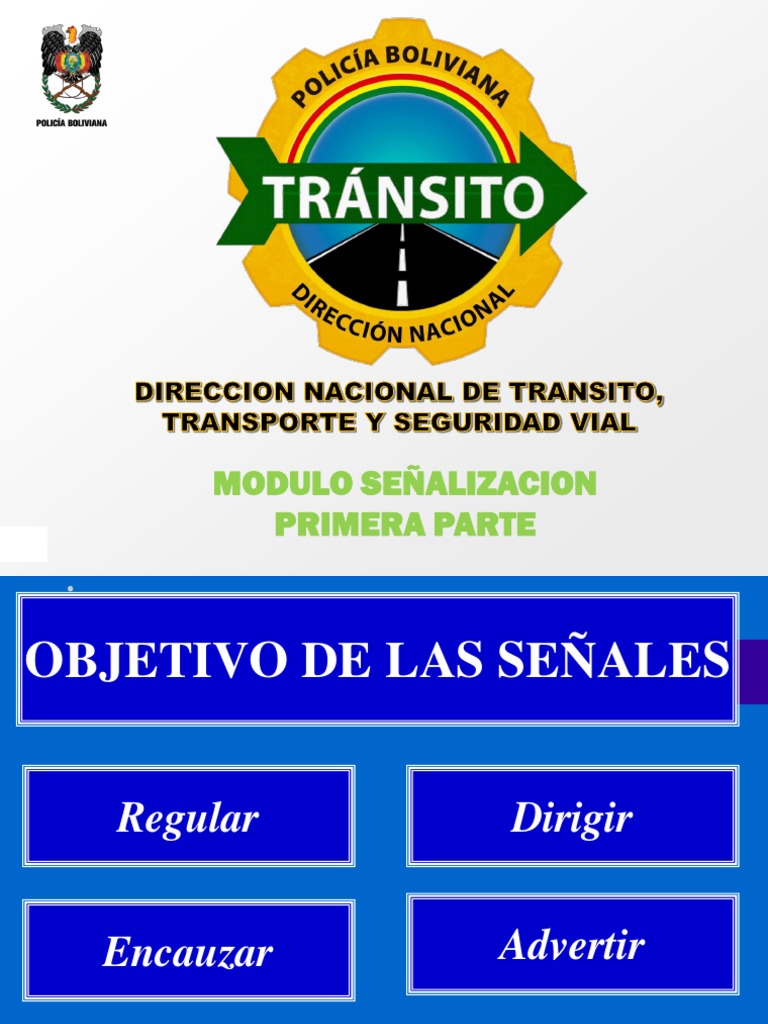 Señales Horizontales y Verticales Viales | PDF | Carretera de acceso ...