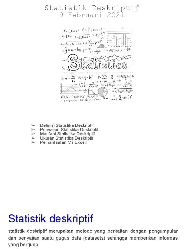 Statistik Deskriptif Teknik Industri Pertemuan II | PDF | Metode ...