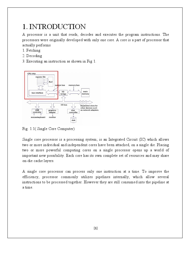 Multicore Processor Report | PDF | Multi Core Processor | Cpu Cache Multicore Processor Report | PDF | Multi Core Processor | Cpu Cache