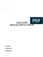 Complete Template For GMP Manual | PDF | Food Safety | Sanitation