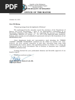 Request Letter To DPWH | PDF | Government | Philippines