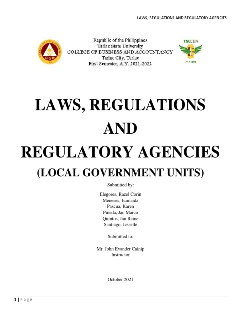 Lgu Written Report | PDF | Taxes | Policy