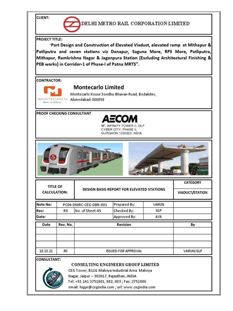 PC04 DMRC Ceg DBR 001 R0 | PDF | Computers | Technology & Engineering