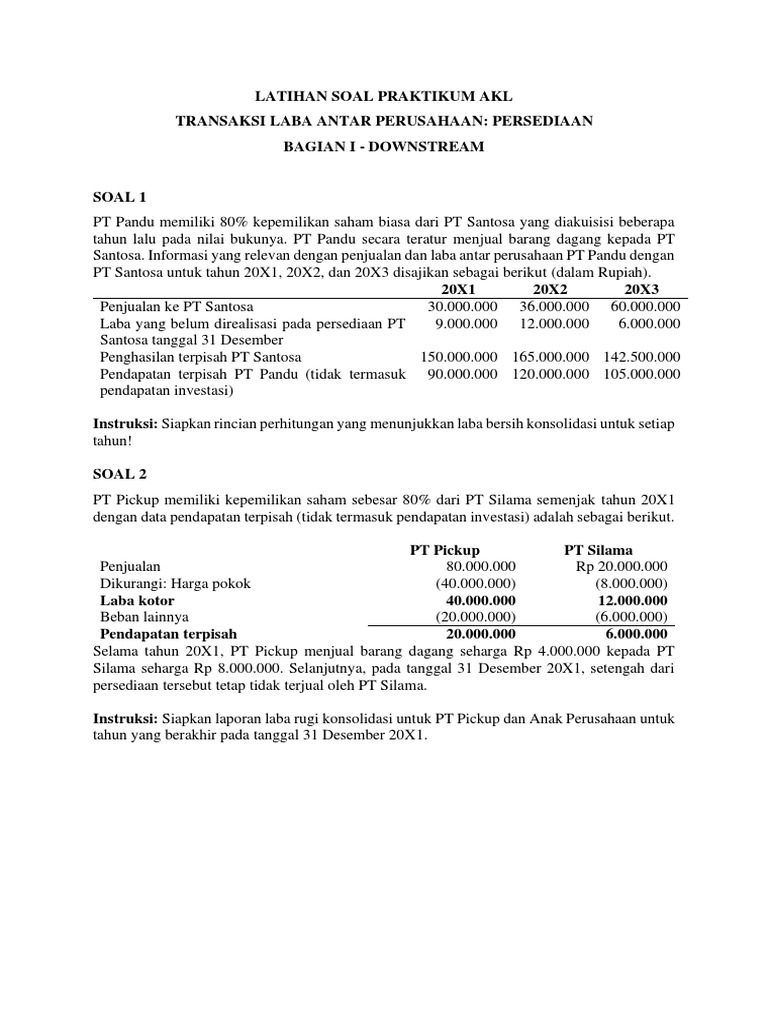 Downstream Persediaan | PDF