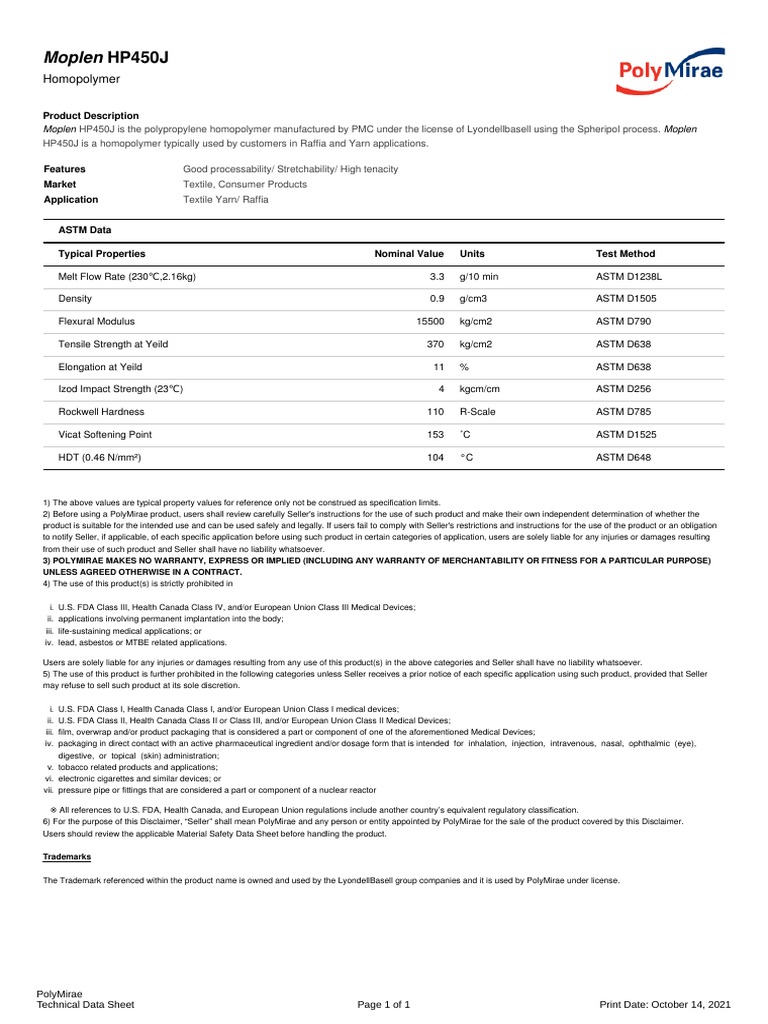 Tds Hp450j English | PDF | Medical Device | Food And Drug Administration