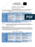 Performance Task Filipino Grade3 | PDF