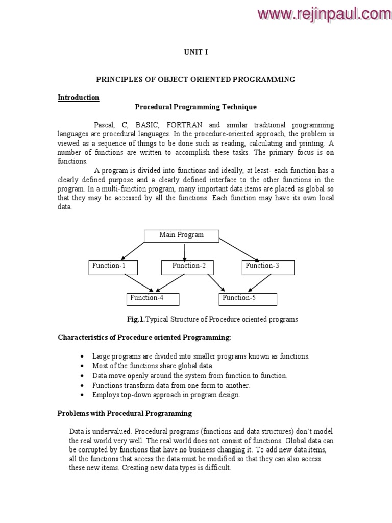 An Overview of Procedural Programming Techniques and the Advantages of ...