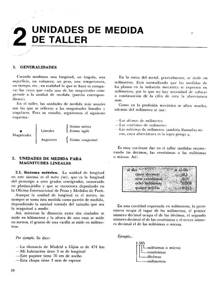 Unidades de Medida | PDF