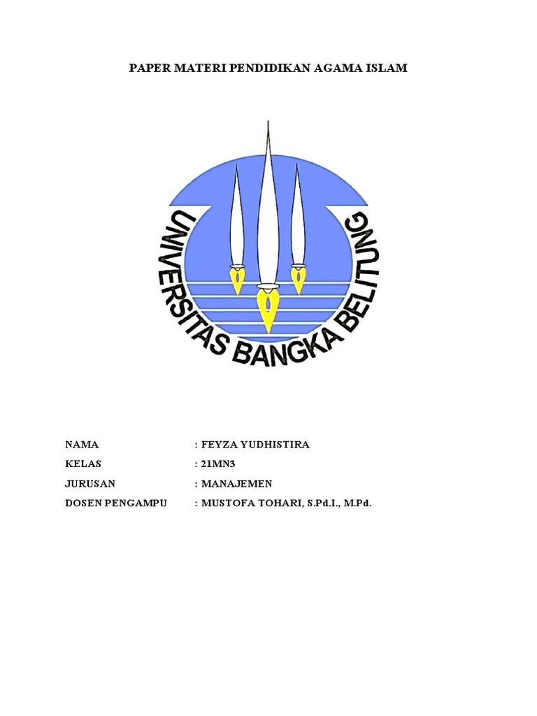 Paper Materi Pendidikan Agama Islam | PDF