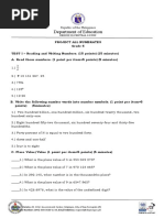 Grade 3 Project Anall Numerates | PDF