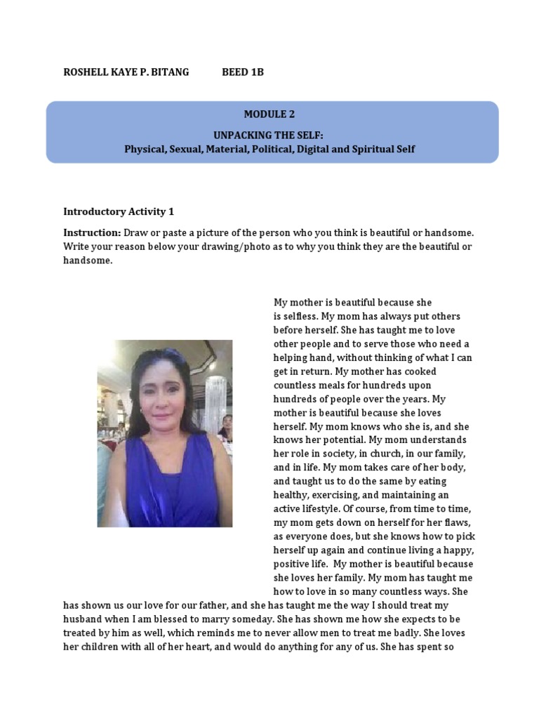 UTS Module 2 (Lesson 1-3) | PDF | Gender Studies | Gender