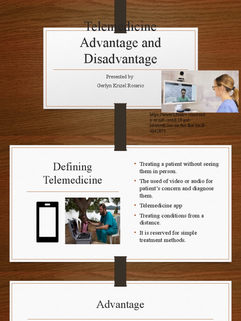 Telemedicine: Pros and Cons Explained | PDF