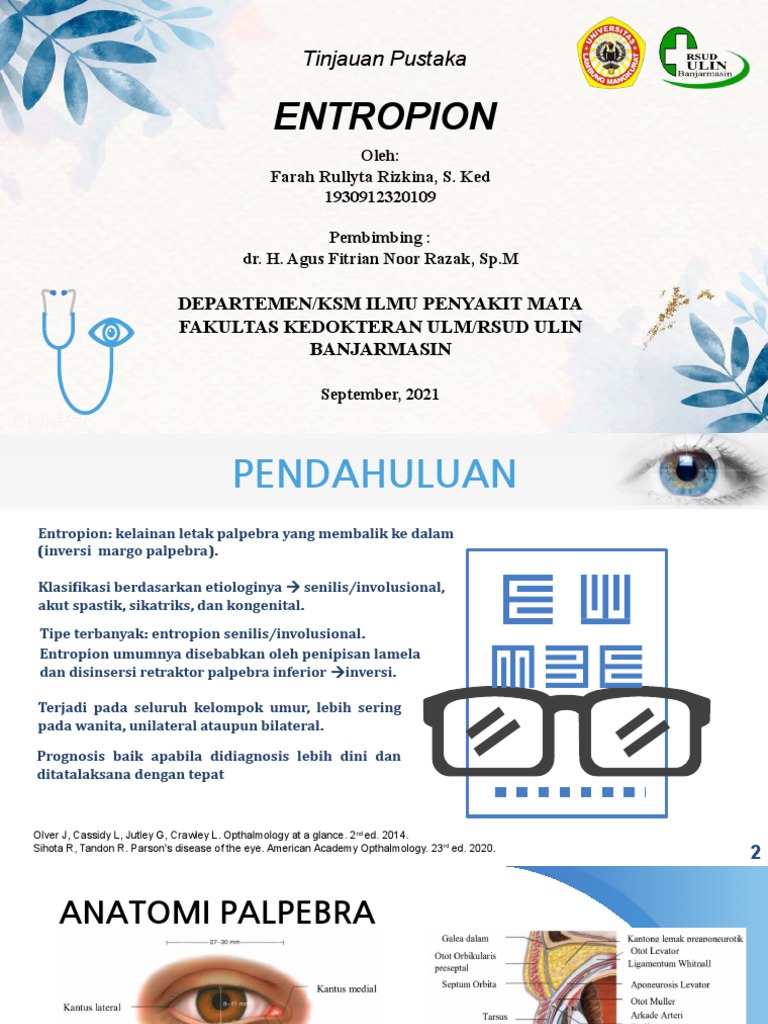 Referat Mata - Entropion - Farah Rullyta Rizkina - 30I | PDF | Sains ...