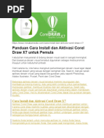 Cara Install Dan Aktivasi Corel Draw X7 | PDF